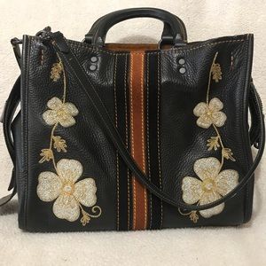 Coach | Bags | Floral Embroidered Rogue | Poshmark